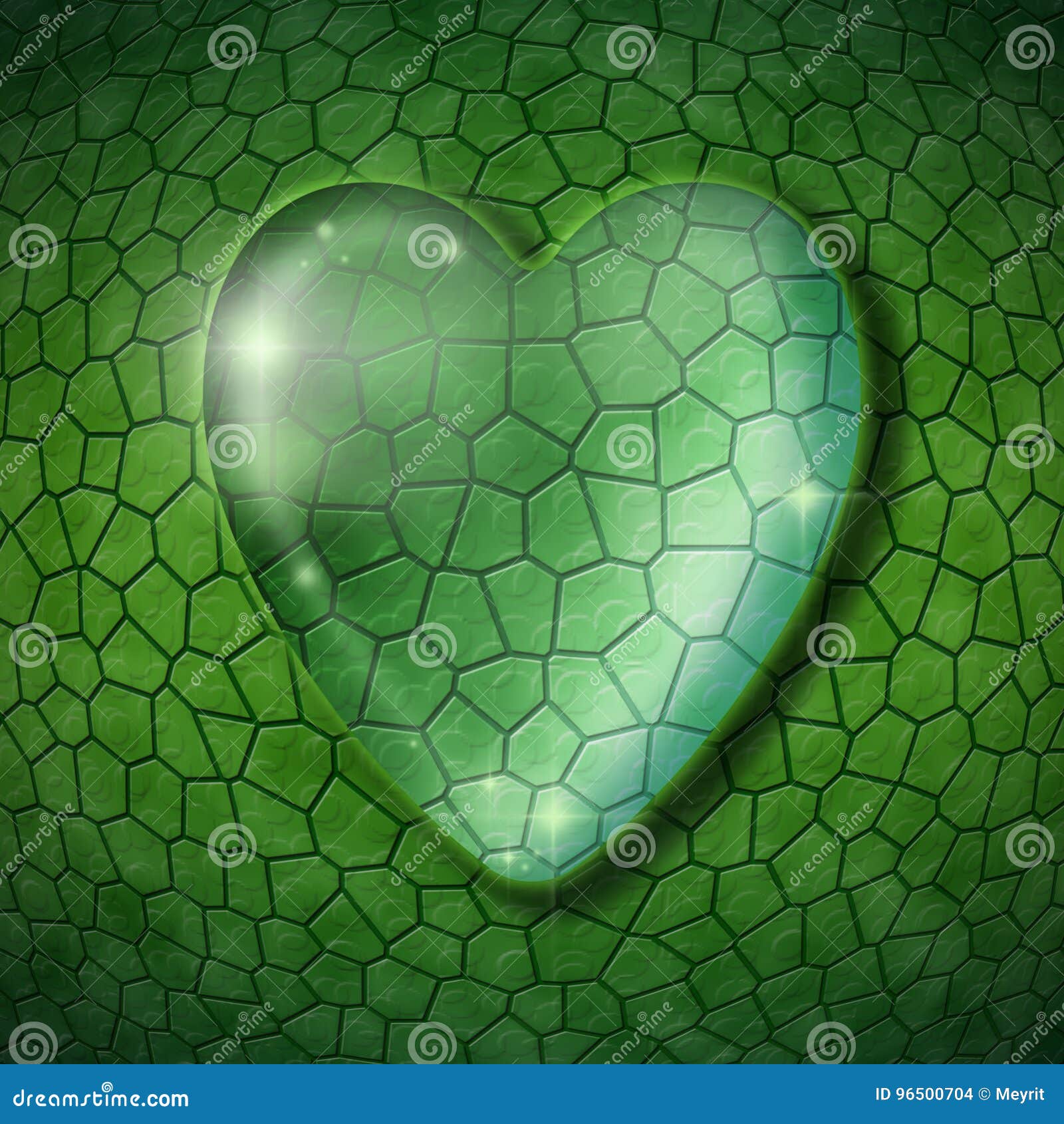 Ejemplo verde simple stock de ilustración. Ilustración de arte - 96500704