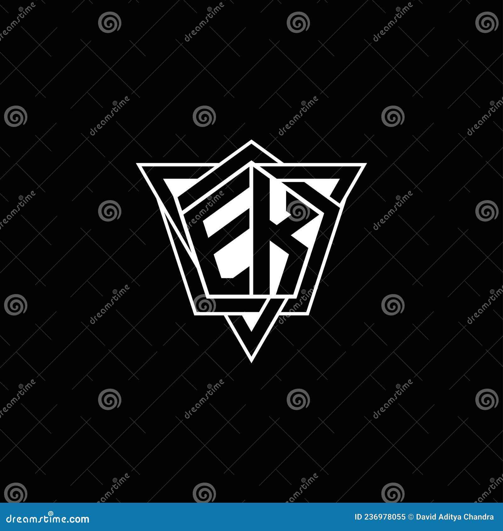 EK Logo Monogram Geometric Modern Design Stock Vector - Illustration of ...