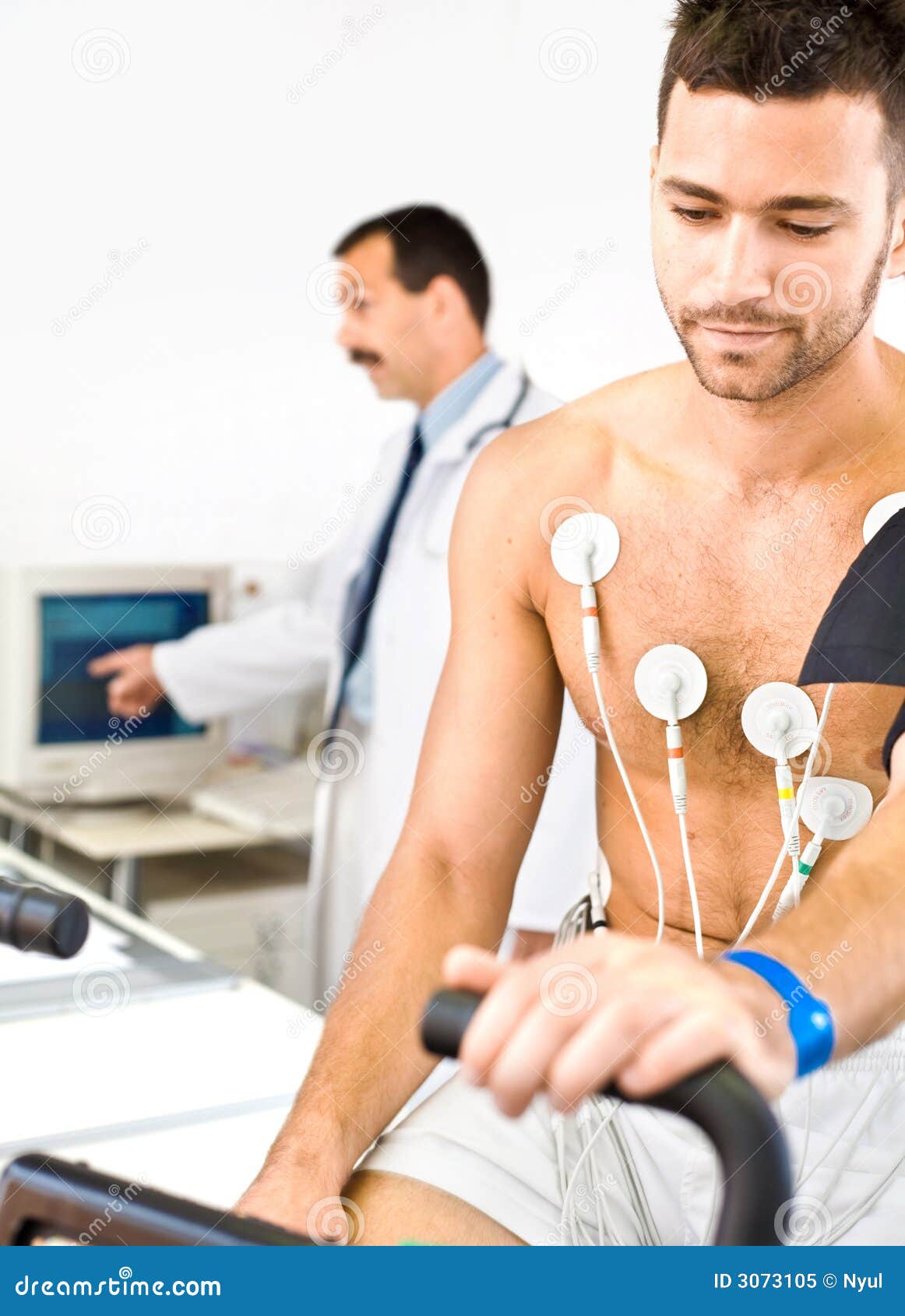 EKG stock image. Image of clinic, patient, electrocardiogram - 3073105