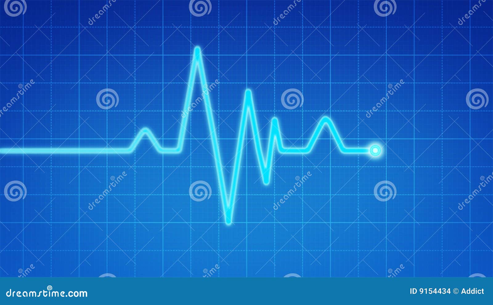 EKG stock illustration. Illustration of color, flow, abstract - 9154434