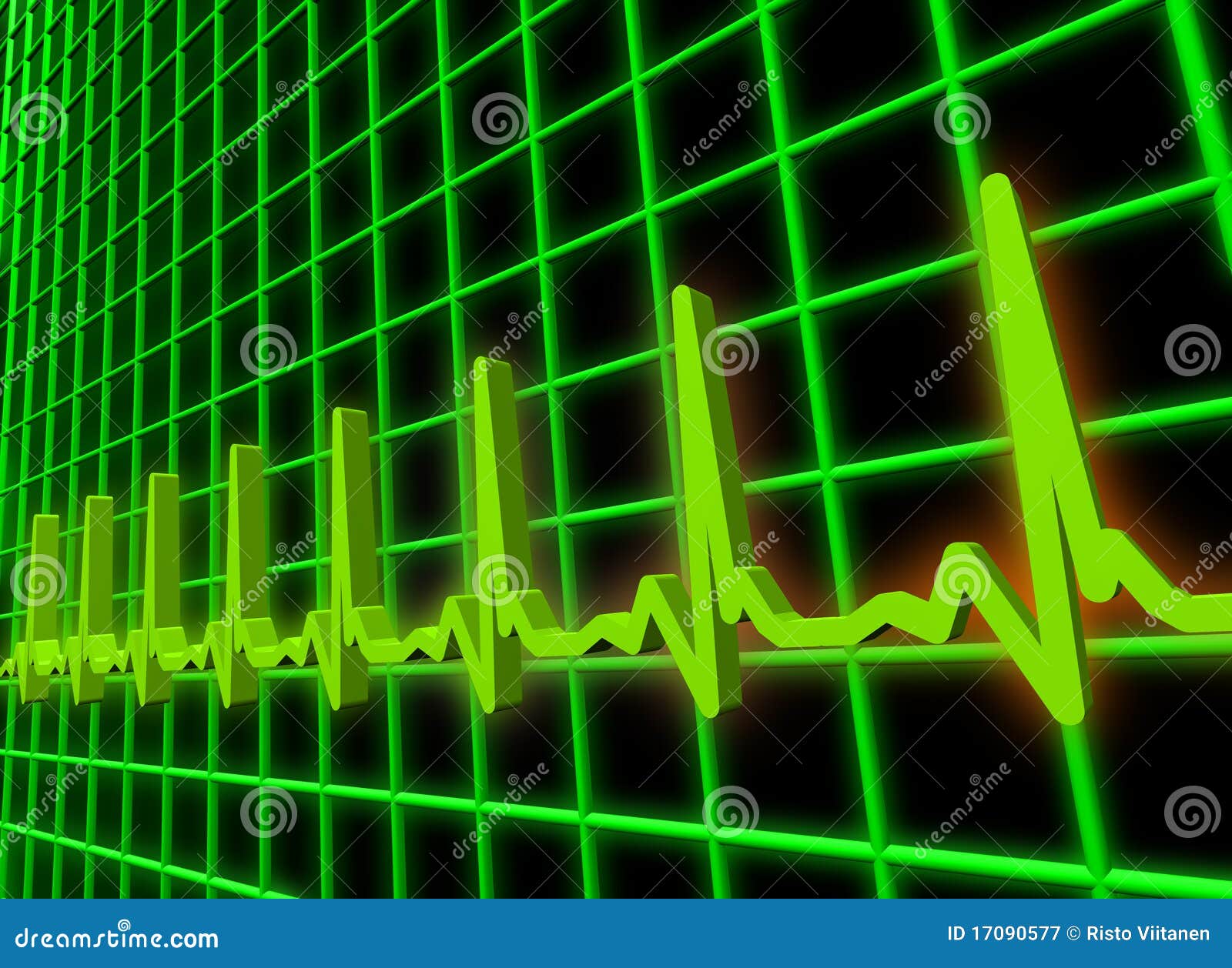 Ekg/ecg pulse diagram stock illustration. Illustration of cardiology ...