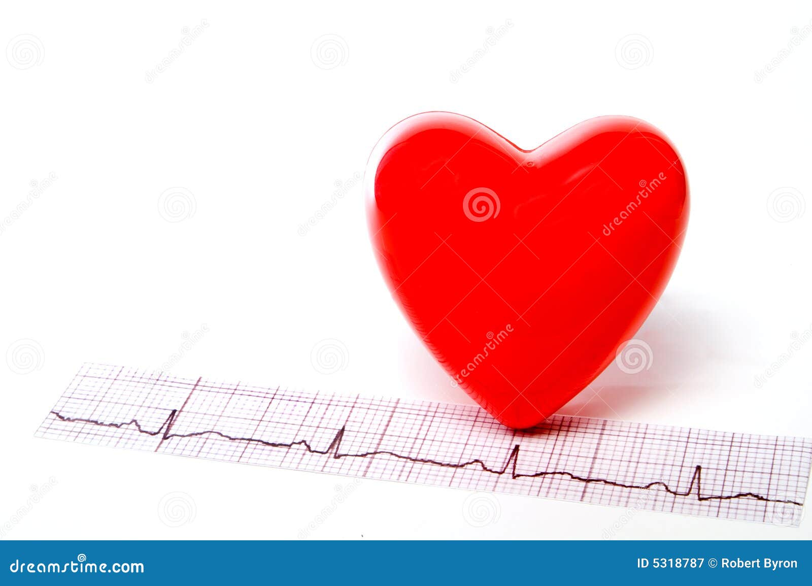 EKG Heart stock image. Image of medicine, cardiogram, diagnosis - 5318787