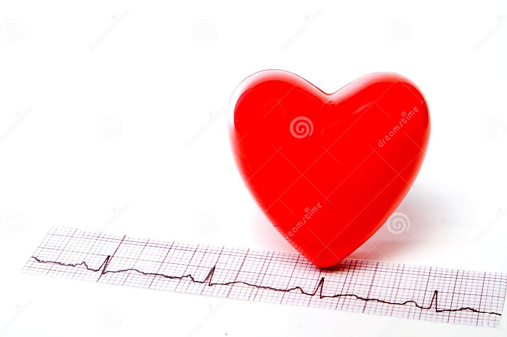 EKG Heart stock image. Image of medicine, cardiogram, diagnosis - 5318787