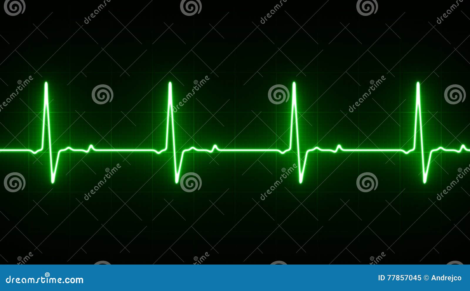 EKG Herz-Linie stock abbildung. Illustration von inneres - 77857045