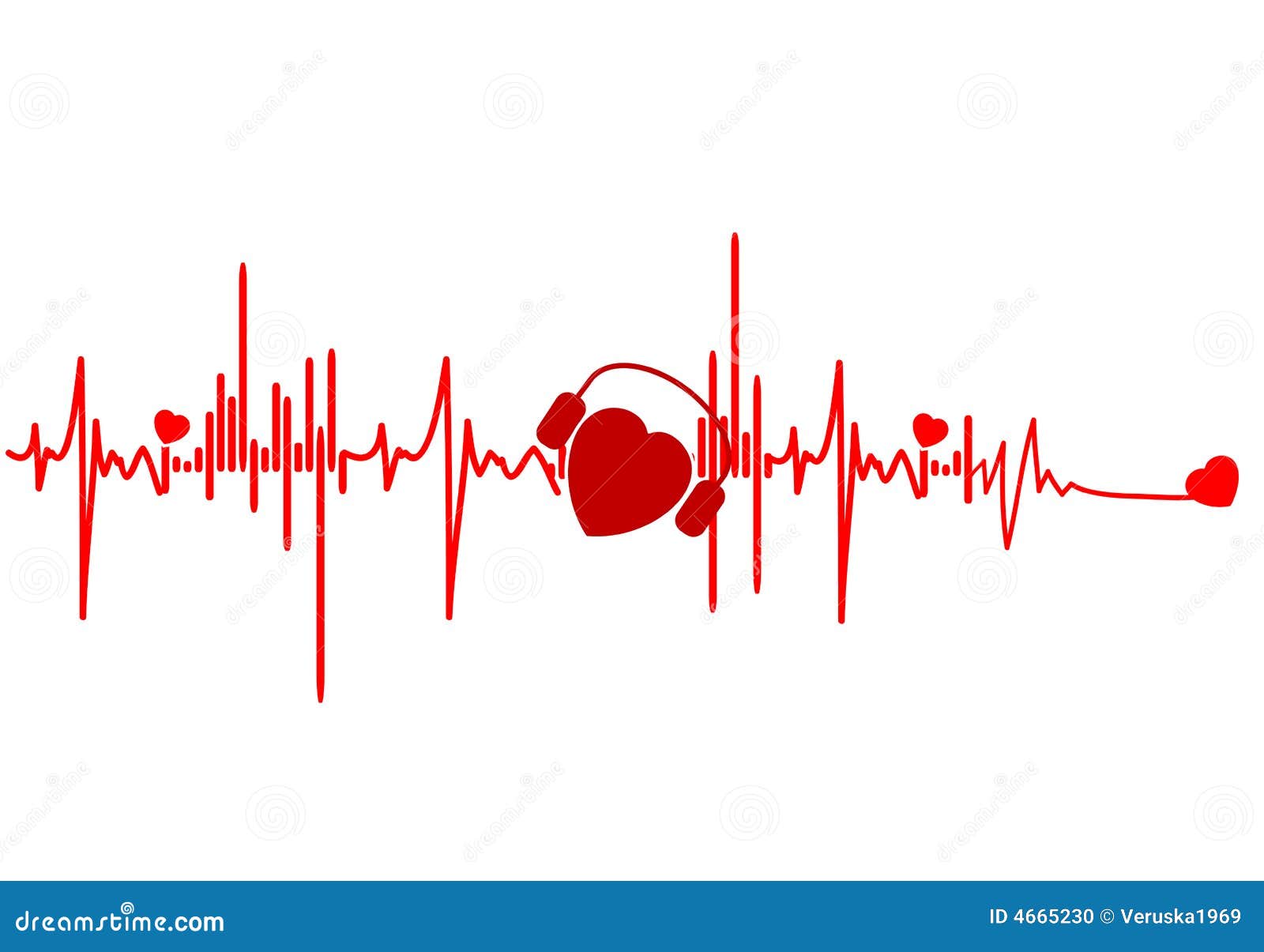 Ekg illustration stock illustration. Illustration of healthy - 4665230