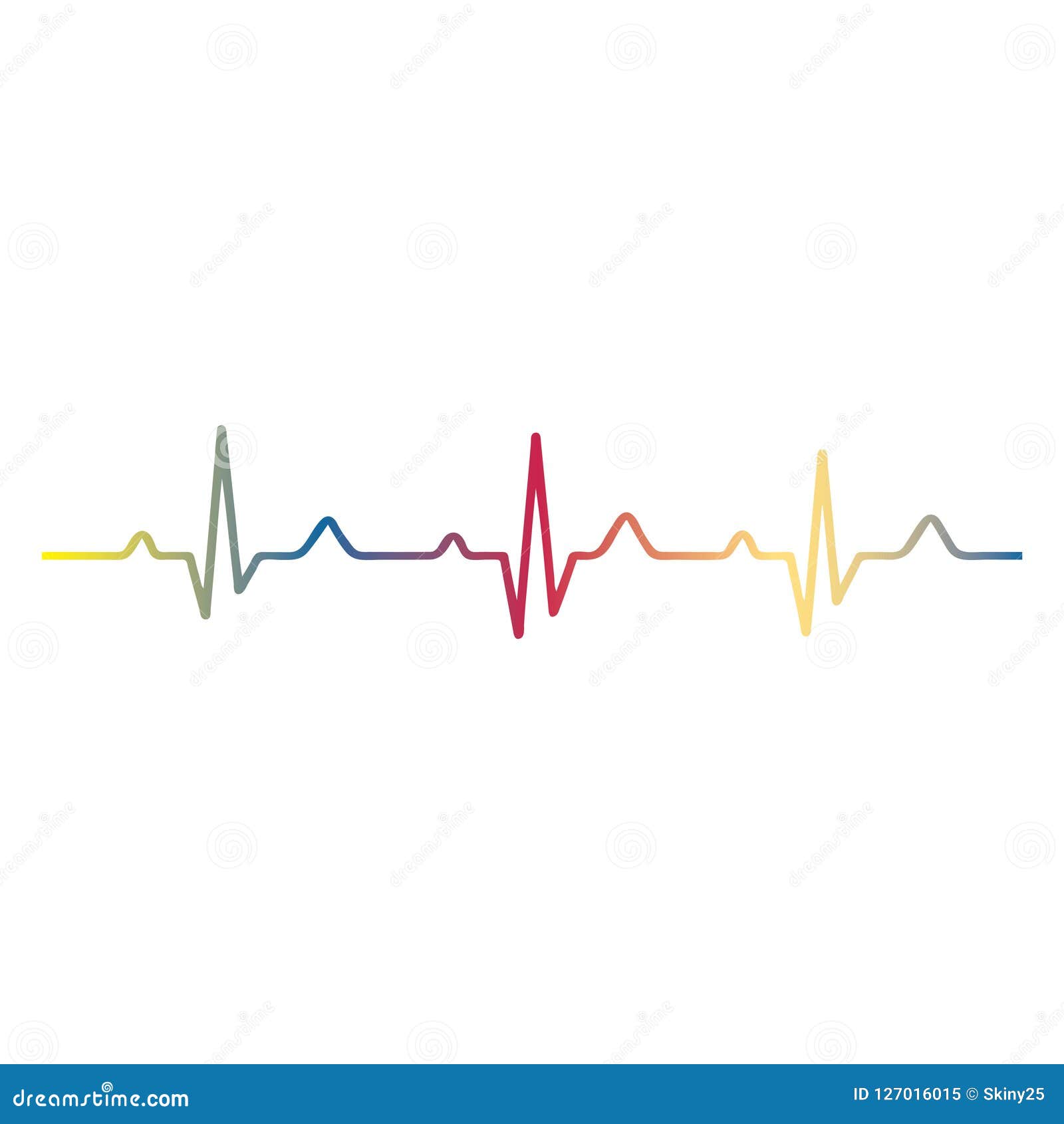 Ecg White Background