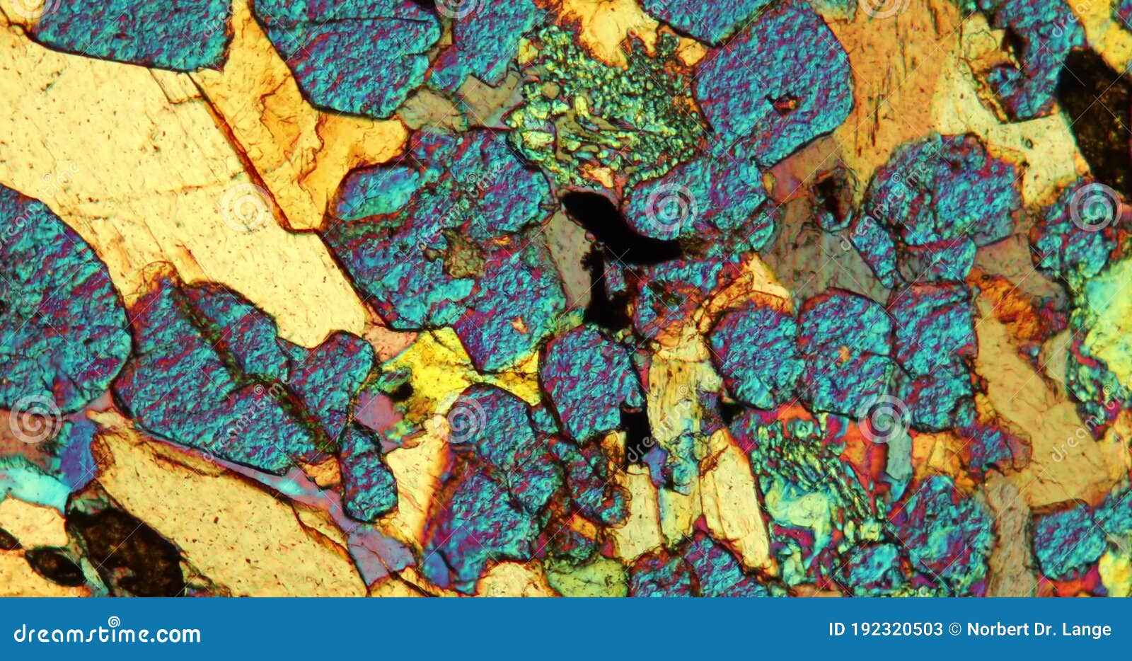 Eklogit Thin Section of Stone Under the Microscope Stock Video - Video ...