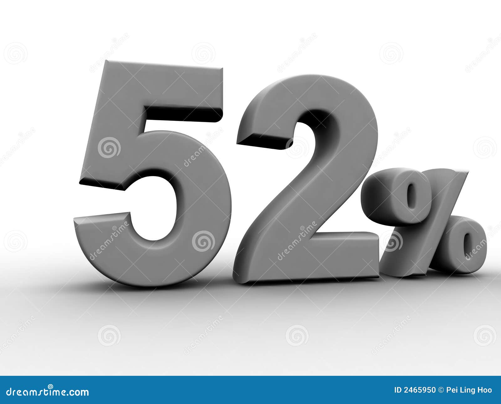 El 52 por ciento stock de ilustración. Ilustración de beneficio - 2465950