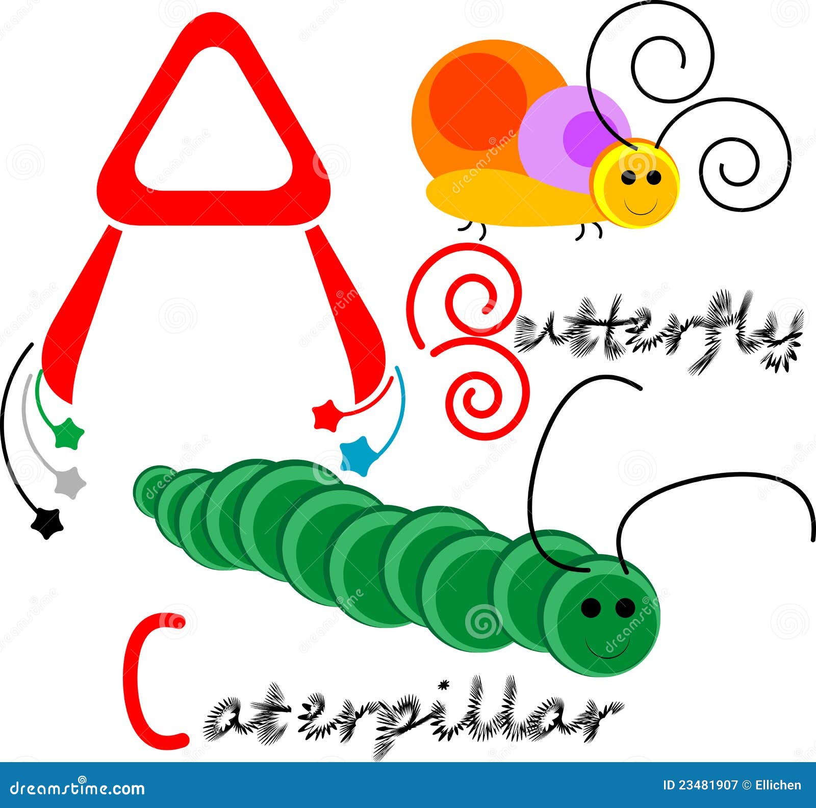 El ABC Embroma La Ilustración Stock de ilustración - Ilustración de ...