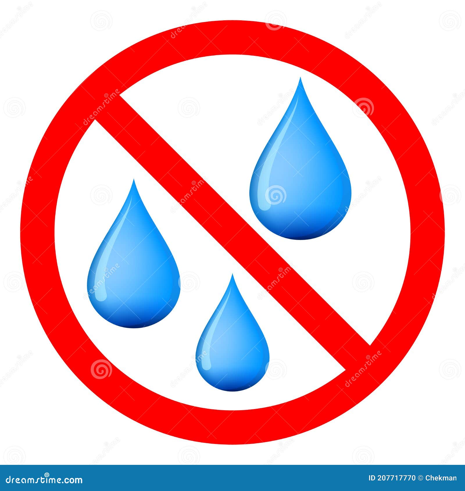 El Agua Está Prohibida. Sin Icono De Gota De Agua. Detener Gota De Agua ... El Agua Está Prohibida. Sin Icono De Gota De Agua. Detener Gota De Agua ...