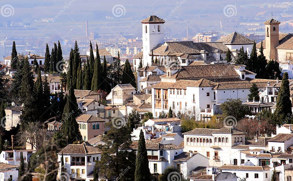 El Albaycin stock photo. Image of district, arrayanes - 22961002
