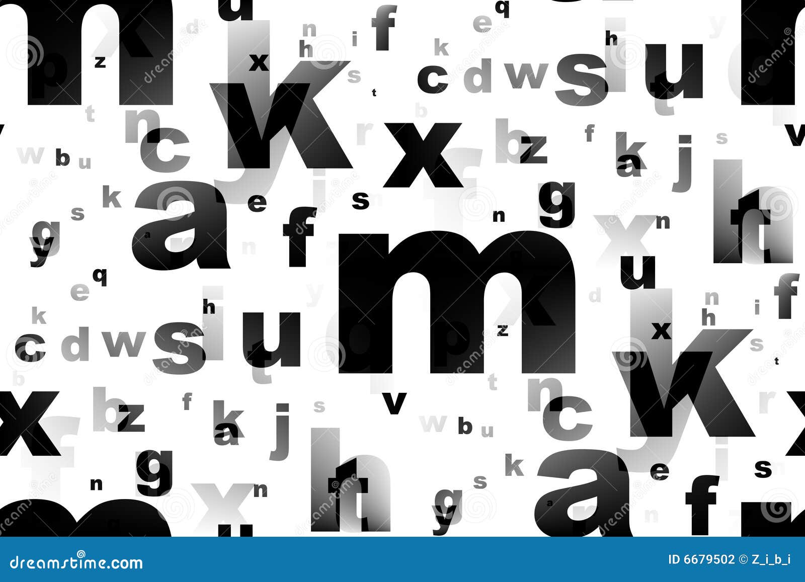 El Alfabeto Pone Letras Al Collage Stock de ilustración - Ilustración ...