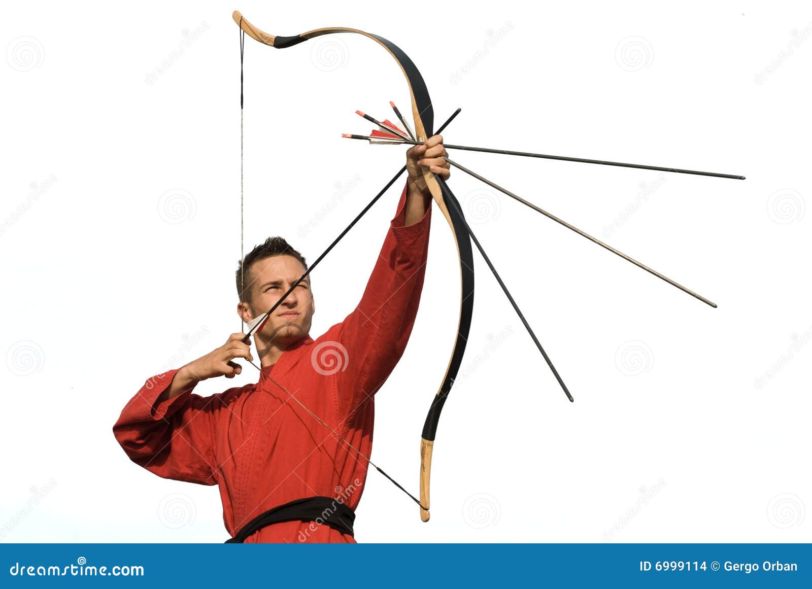 El apuntar de Archer foto de archivo. Imagen de potencia - 6999114