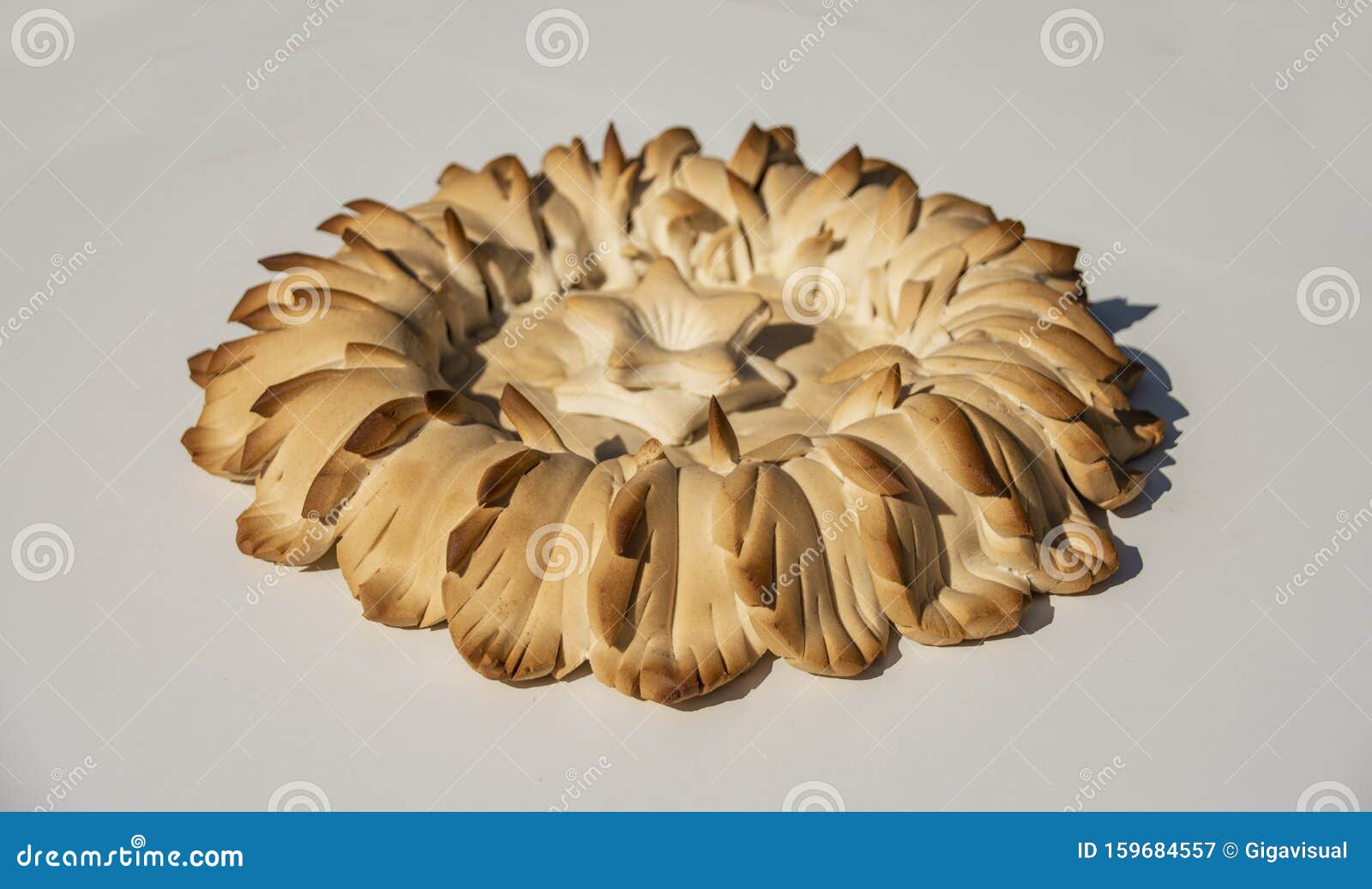 El Arte Del Pan, Representado En Forma De Flor Imagen de archivo ...
