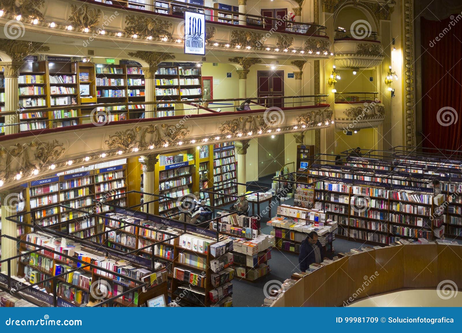 EL Ateneo imagem de stock editorial. Imagem de escritores - 99981709