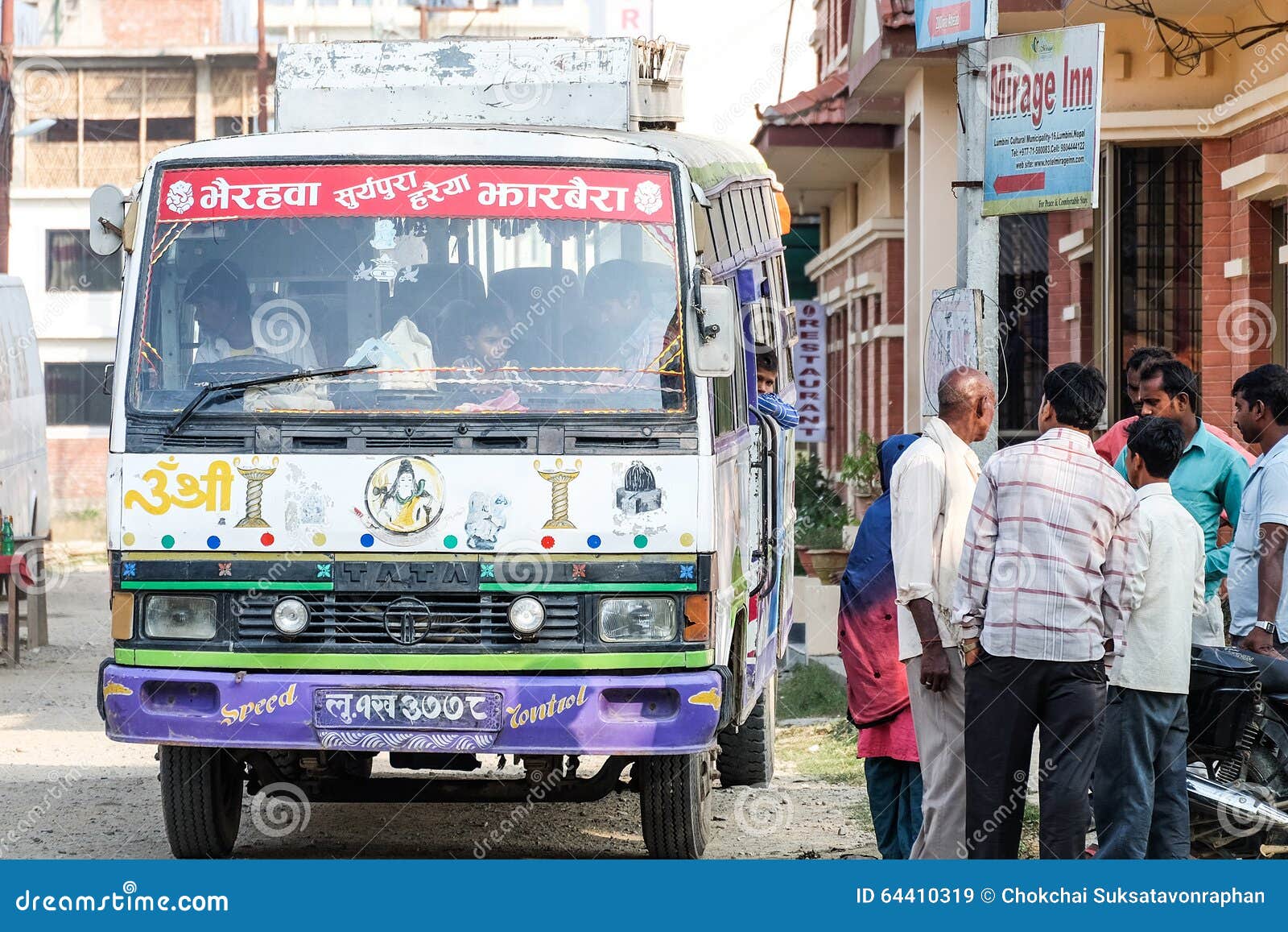 El autobús en la India imagen de archivo editorial. Imagen de carretera ...