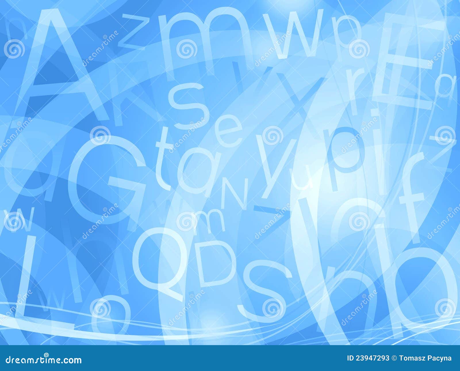 El Azul Pone Letras Al Fondo Fotos de archivo - Imagen: 23947293