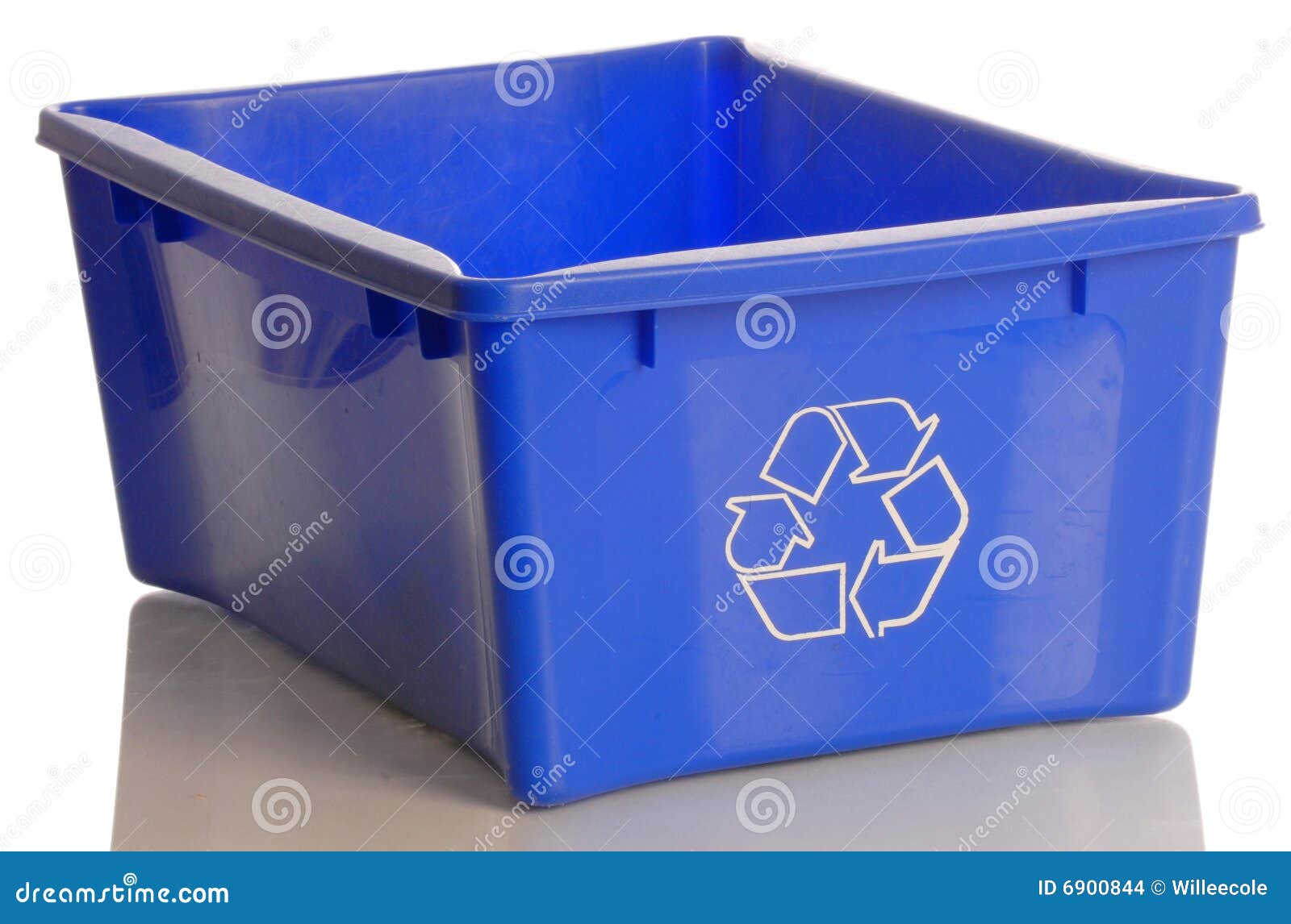 El Azul Recicla El Compartimiento Foto de archivo - Imagen de tarjeta ...