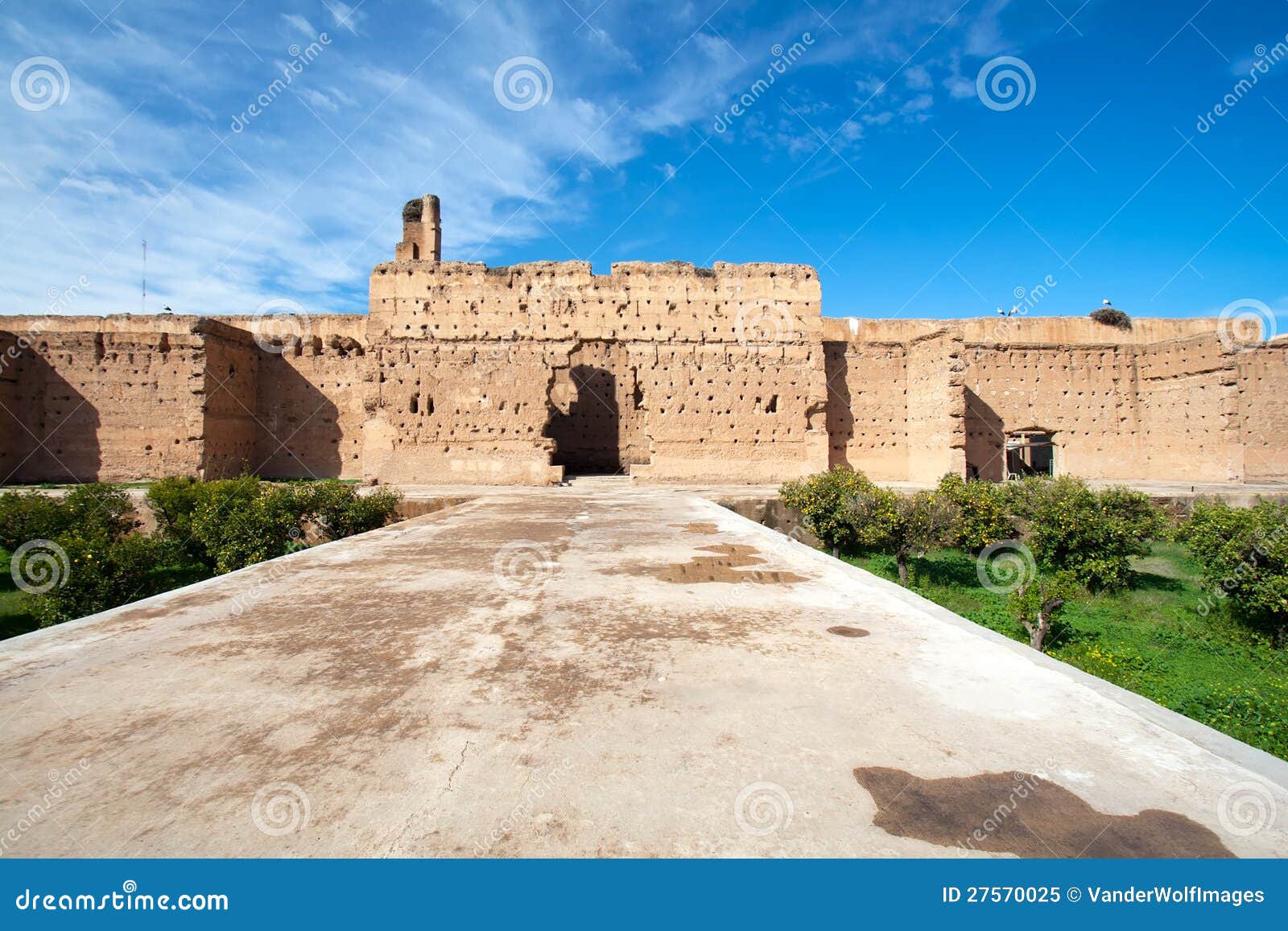 El Badi Palace - Morocco editorial image. Image of morocco - 27570025