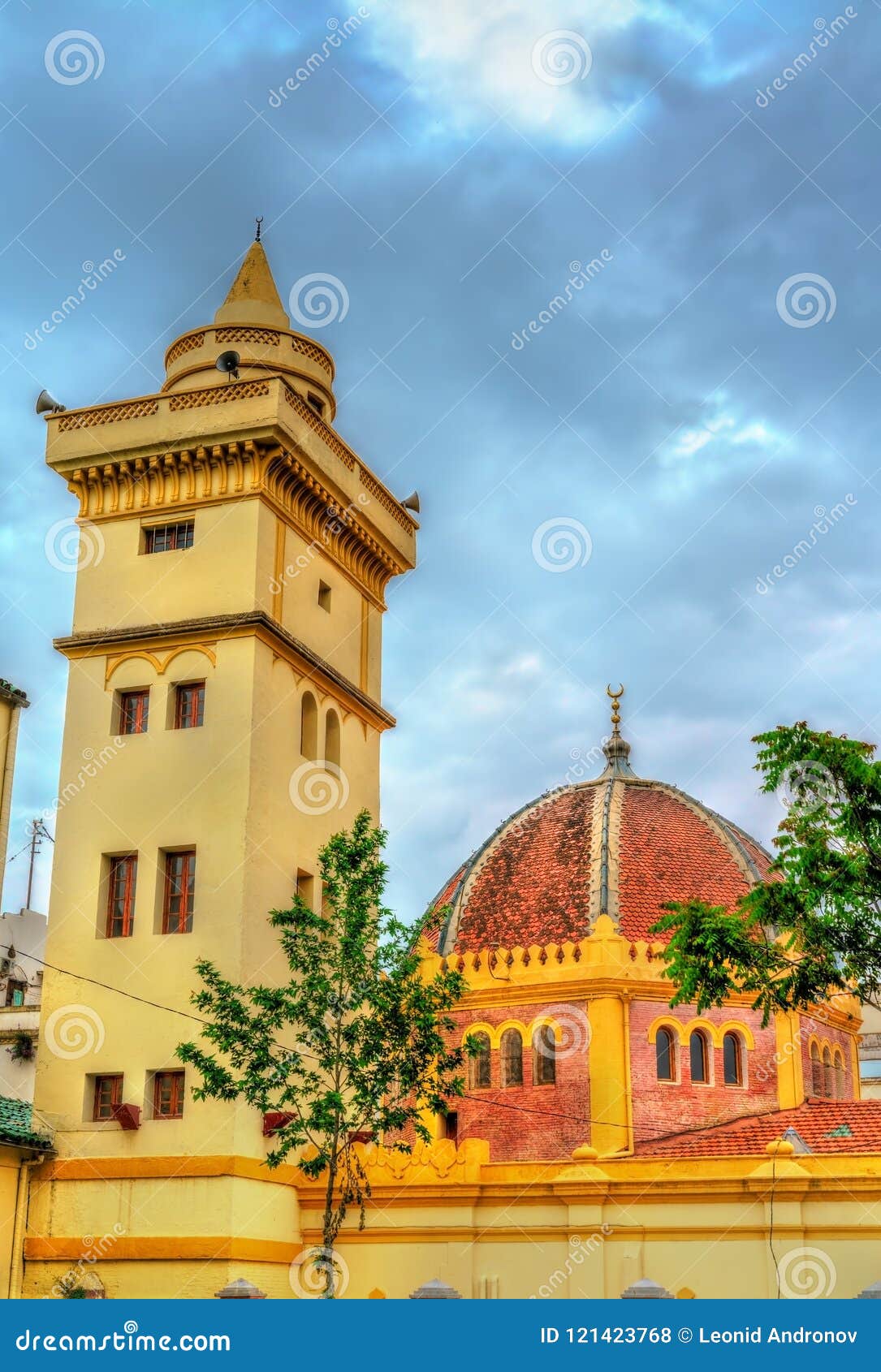 El Bey Mosque in Constantine, Algeria Stock Photo - Image of modern ...