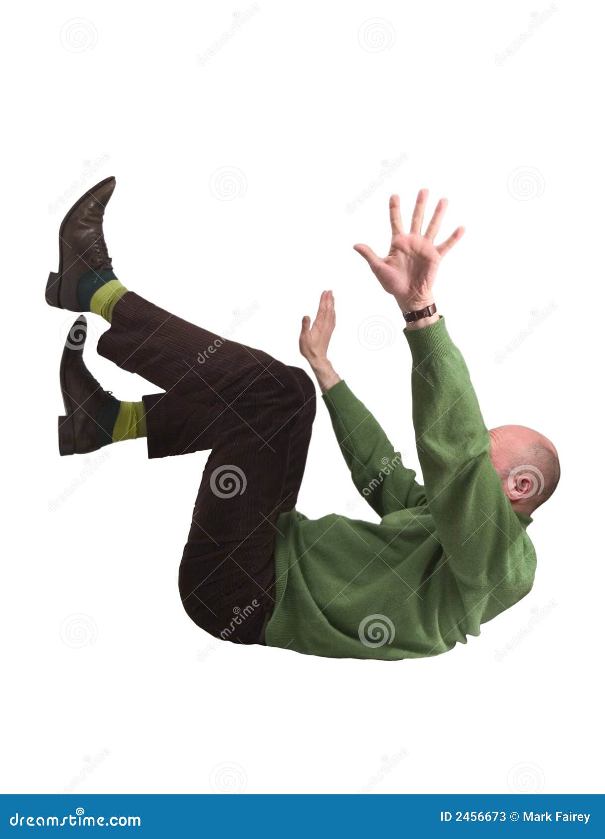 El caer del hombre imagen de archivo. Imagen de sobreestirado - 2456673