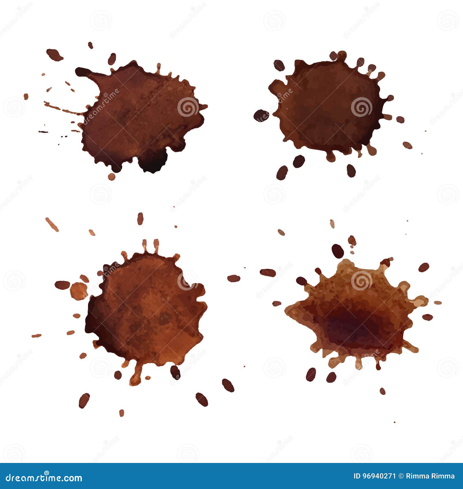 El café mancha vector ilustración del vector. Ilustración de forma ...