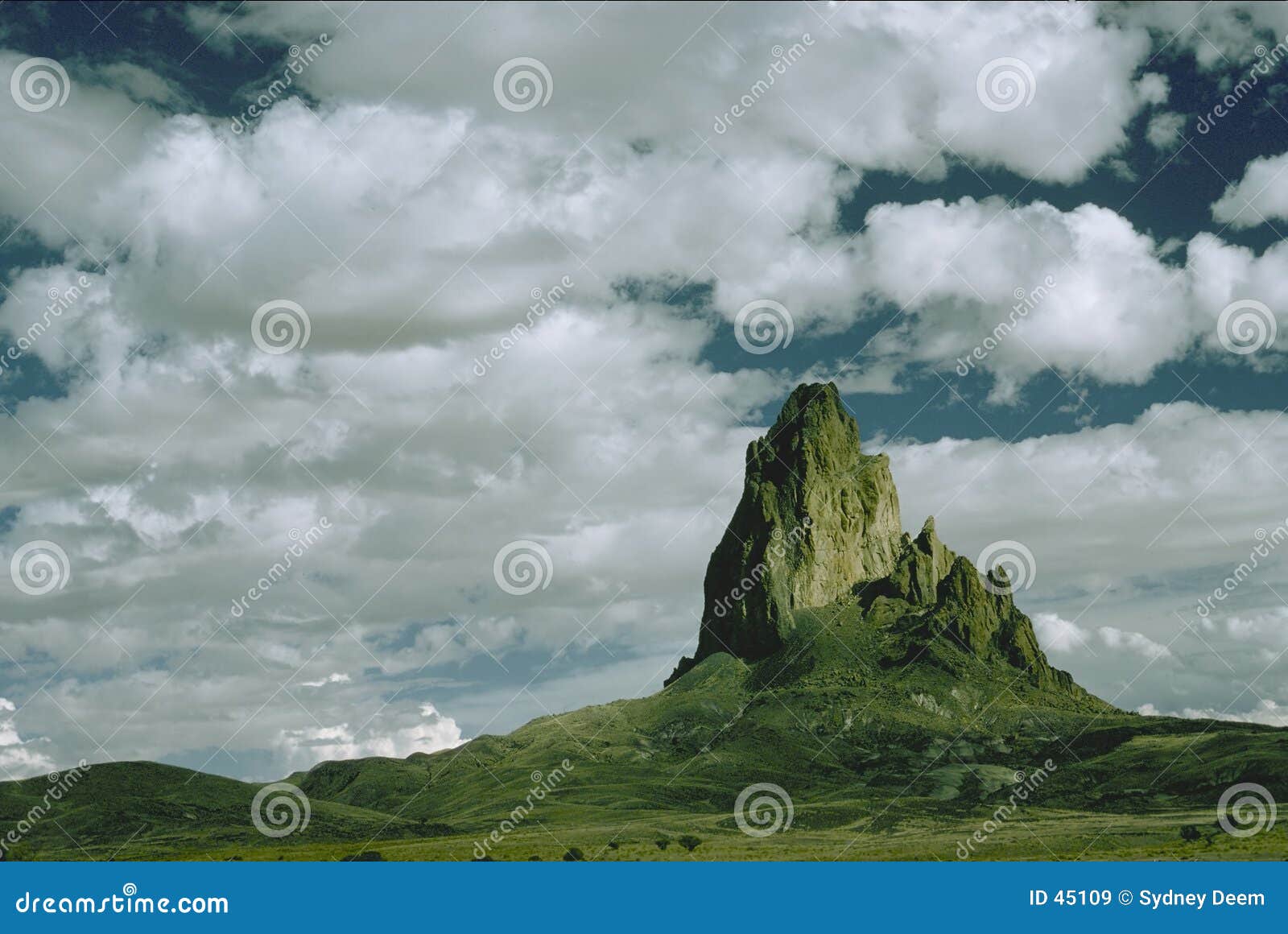 El Cap stock image. Image of spire, cloudy, rock, volcano - 45109