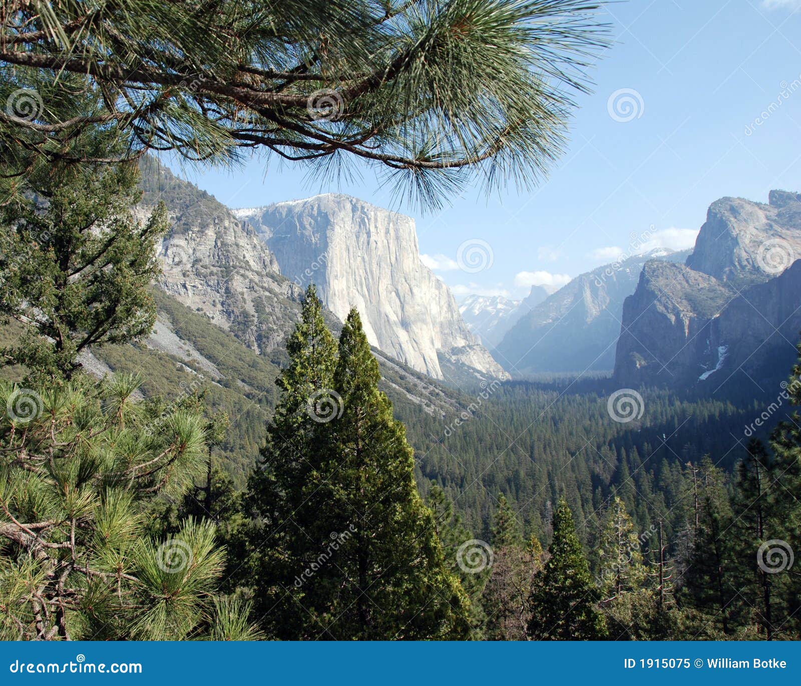 El Capitan from Tunnel View Stock Image - Image of capitan, dome: 1915075