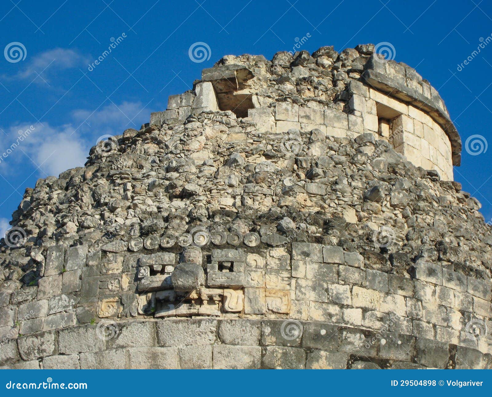 El Caracol is Ancient Maya Observatory in Archaeo Stock Photo - Image ...