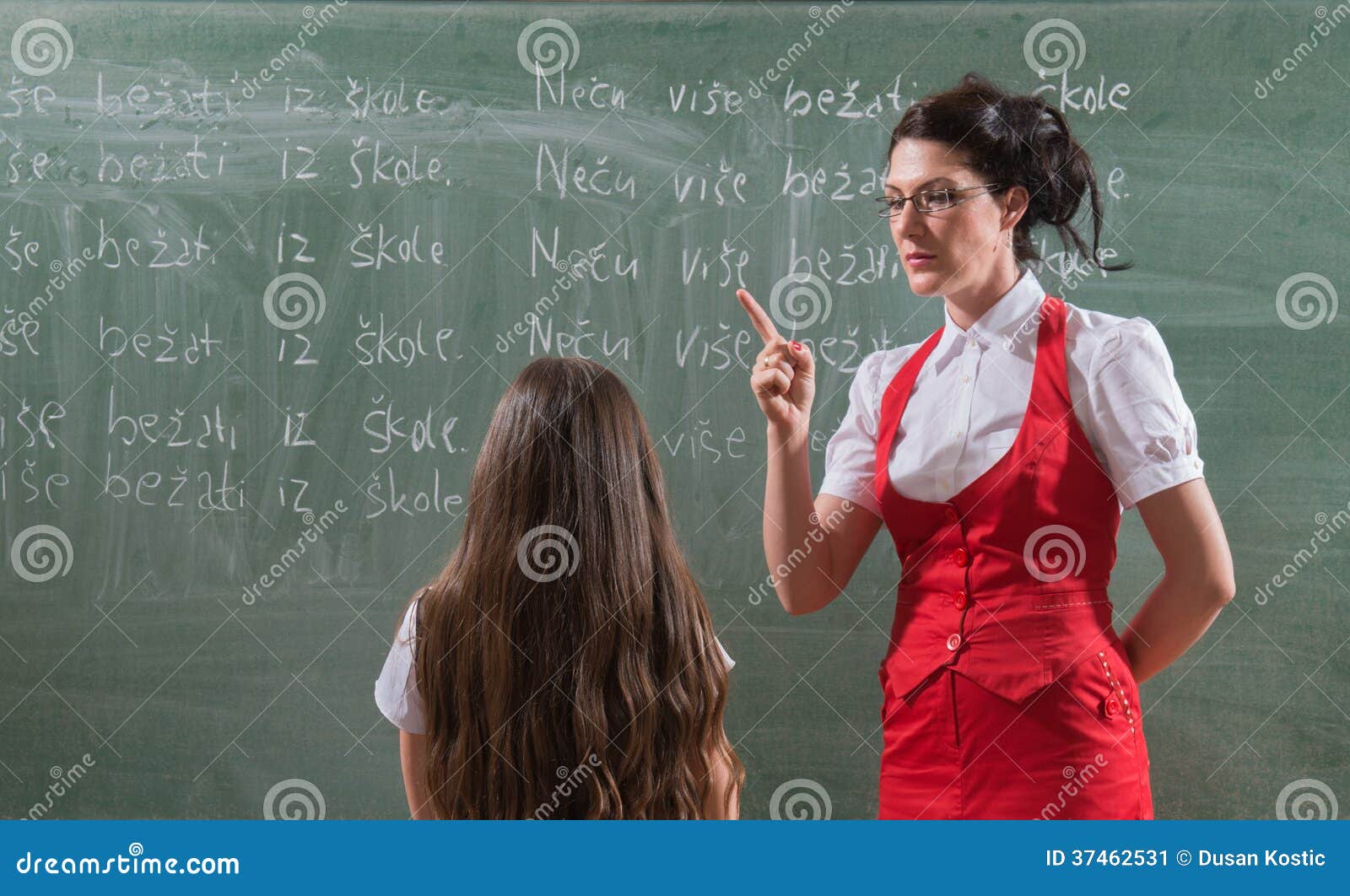 El castigo de la escuela imagen de archivo. Imagen de pizarra - 37462531