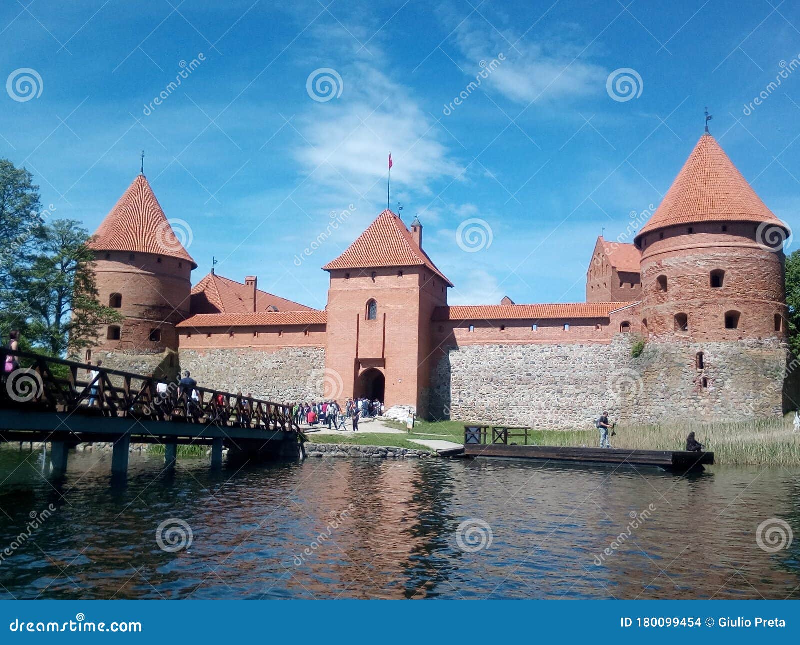 El Castillo de Trakai imagen de archivo editorial. Imagen de lituania ...