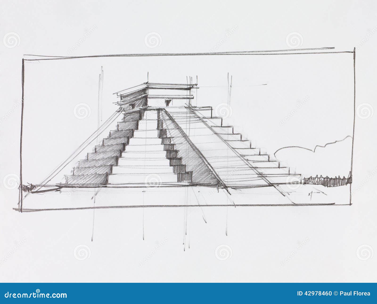 Mexico Drawn On Gray Map. Vector Illustration | CartoonDealer.com #84650948
