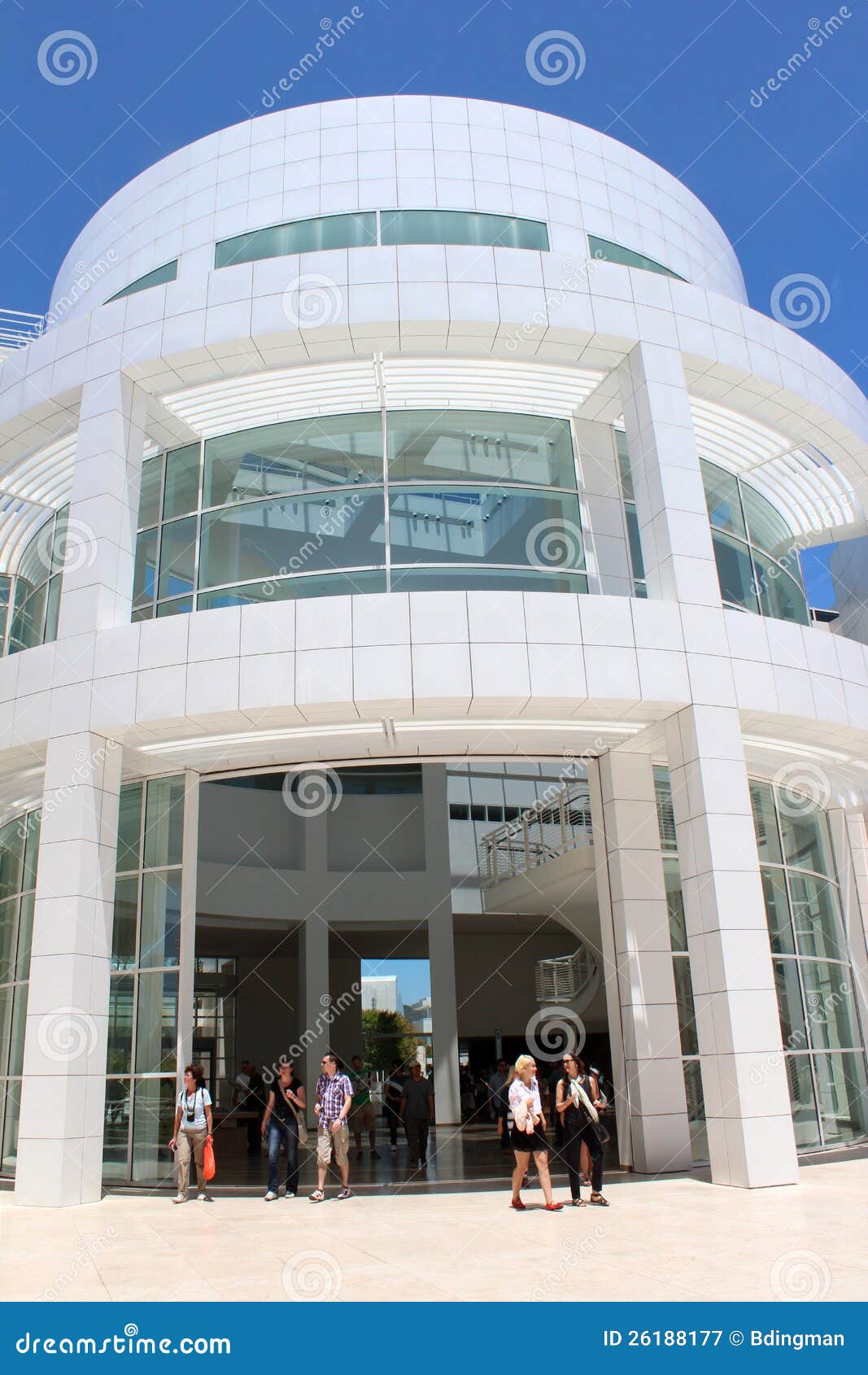 El Centro De Getty - Los Ángeles Fotografía editorial - Imagen de ...