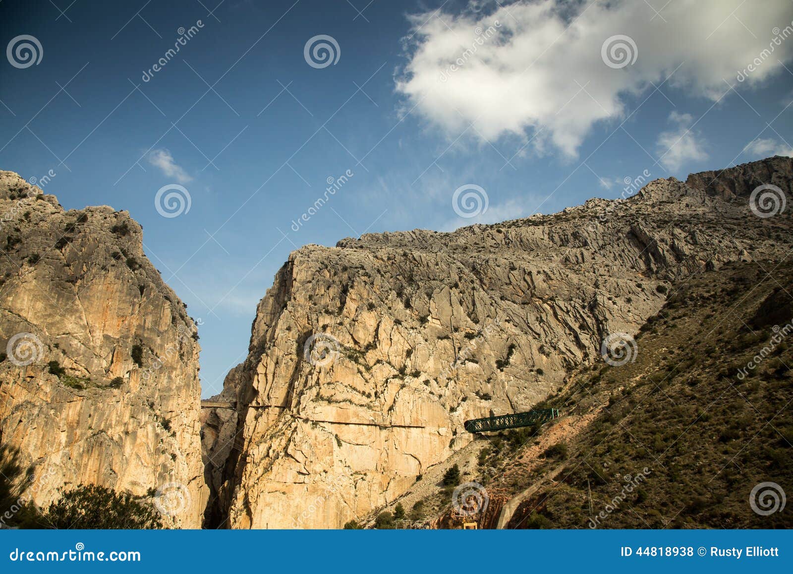 El chorro stock photo. Image of bridge, caminito, andalusia - 44818938