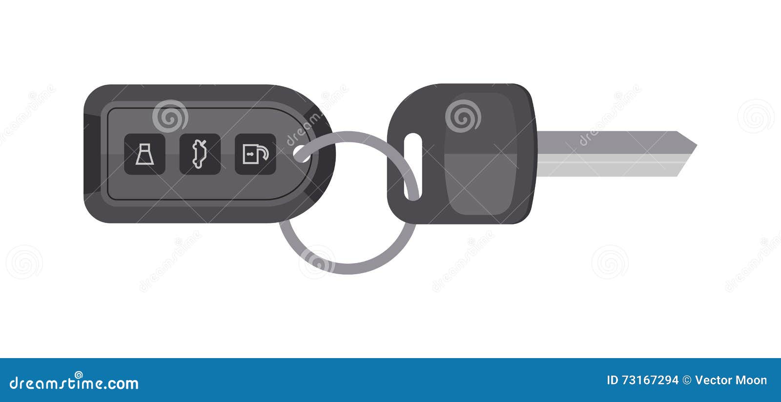 El Coche Cierra El Ejemplo Del Vector Ilustración del Vector ...