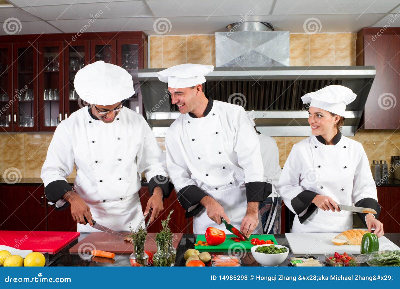 El Cocinar De Los Cocineros Foto de archivo - Imagen de negro, grupo ...