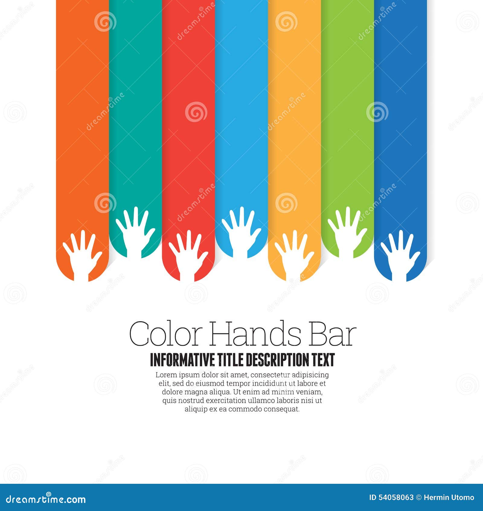 El color da la barra ilustración del vector. Ilustración de alcanzar ...