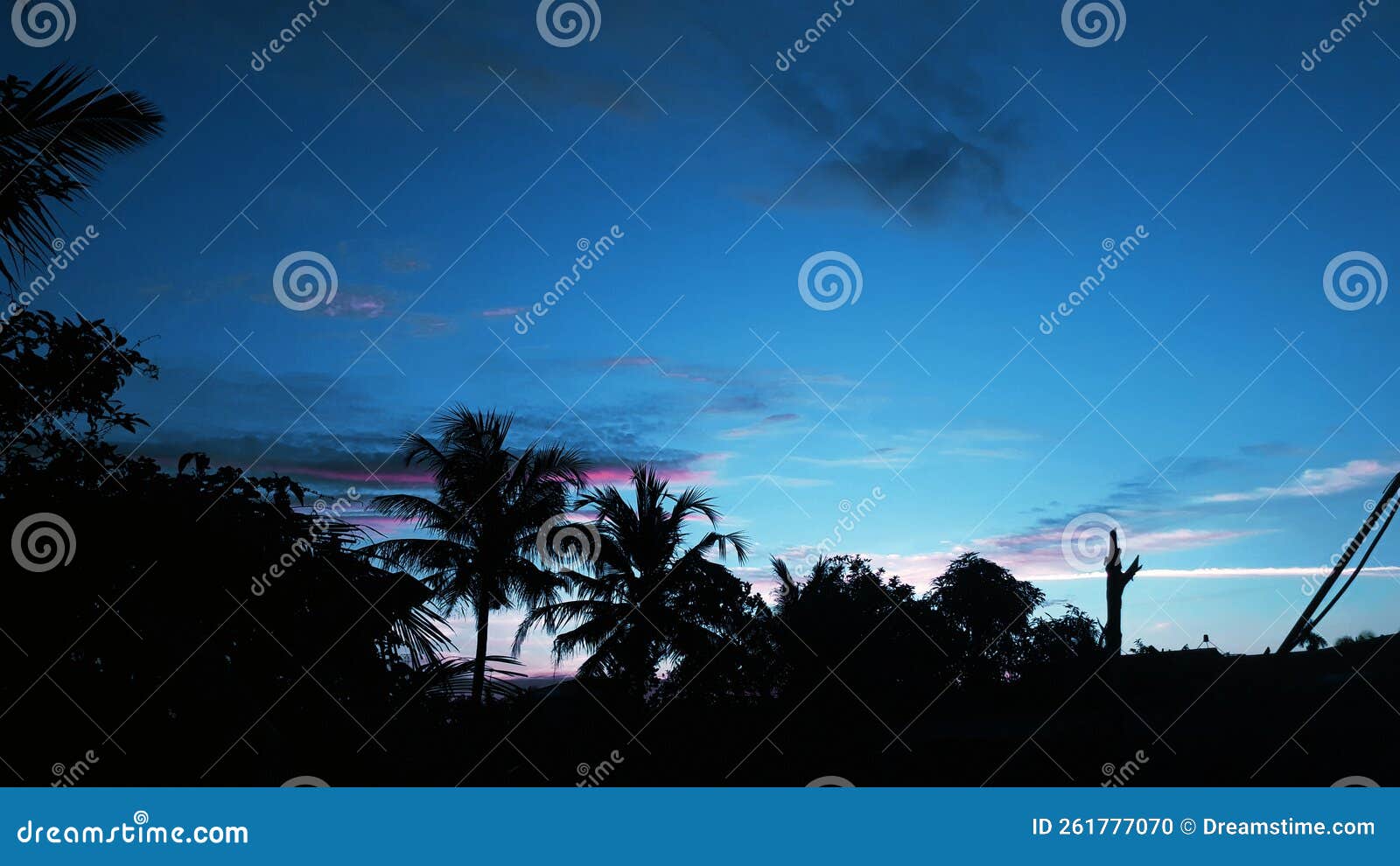 El Color Del Cielo Al Atardecer Foto de archivo - Imagen de cartel ...