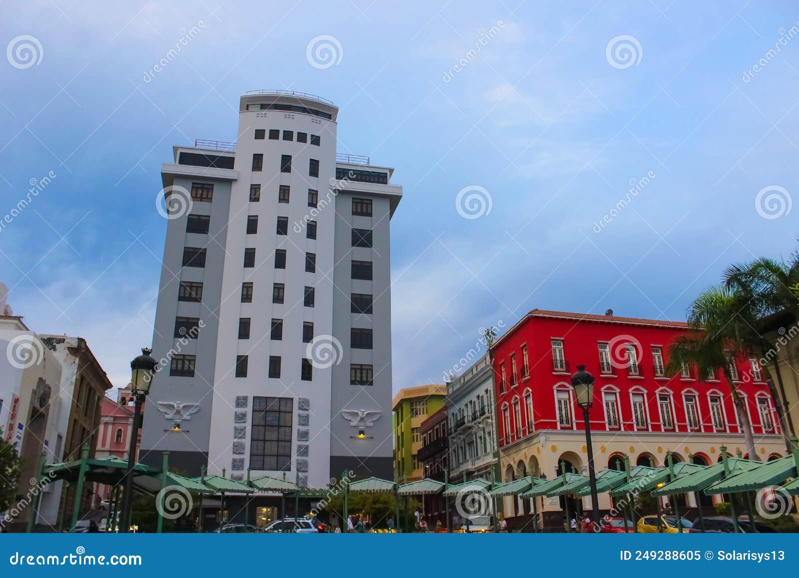 El Colorido Edificio De San Juan Puerto Rico Imagen editorial - Imagen ...