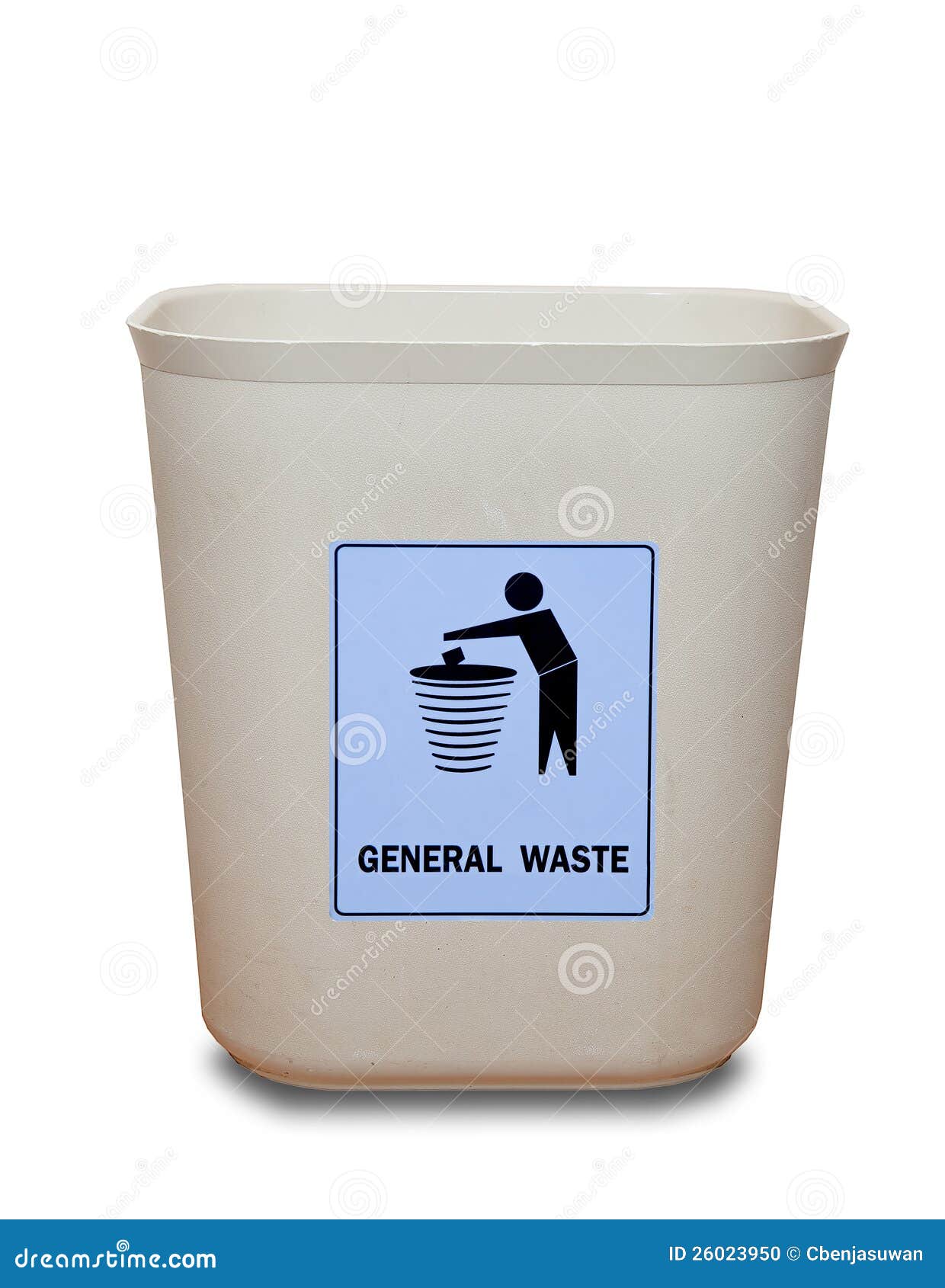 El Compartimiento De La Basura Del General Foto de archivo - Imagen de ...