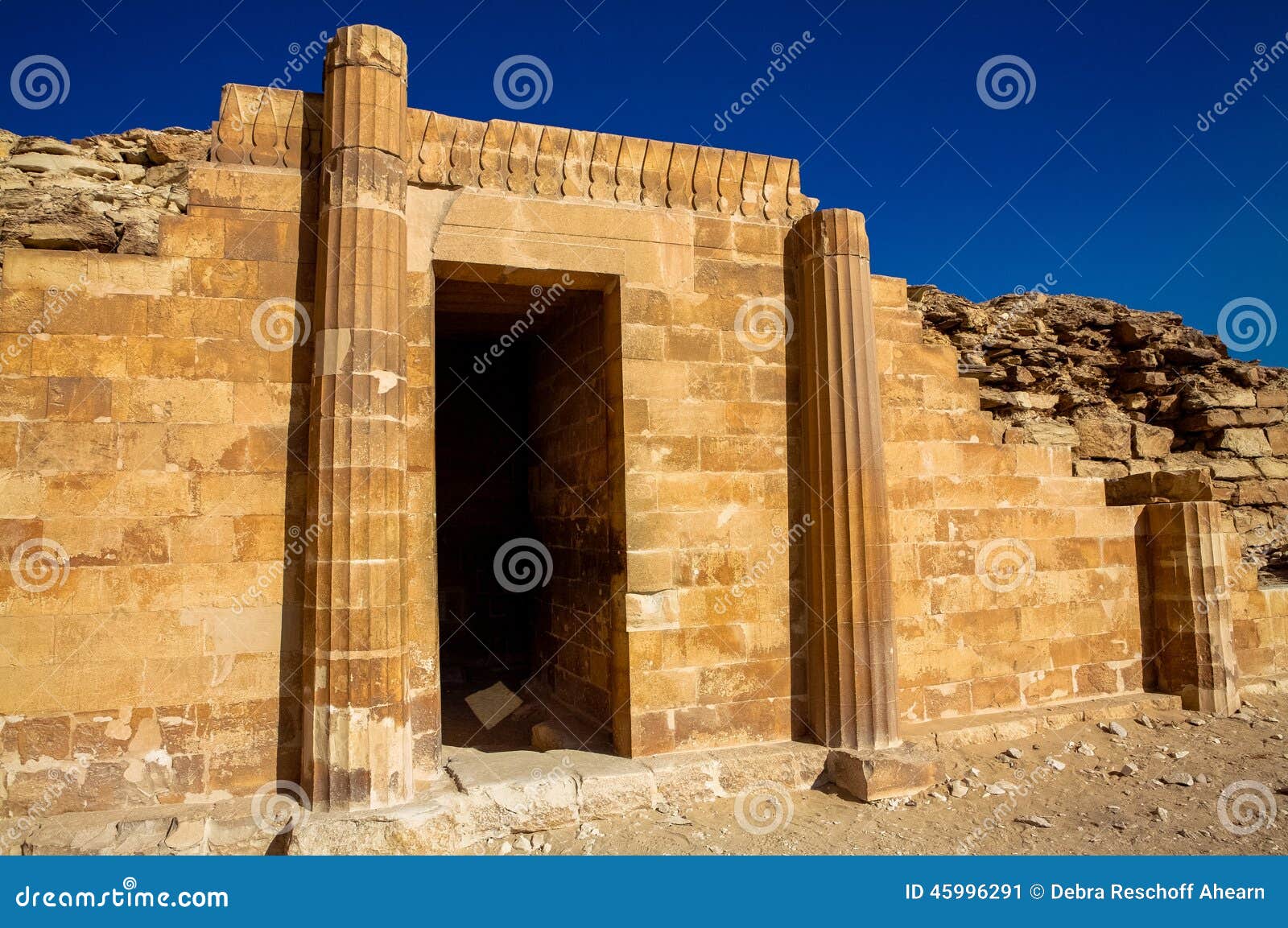 El Complejo Funerario De Djoser (Zoser) Imagen de archivo - Imagen de ...
