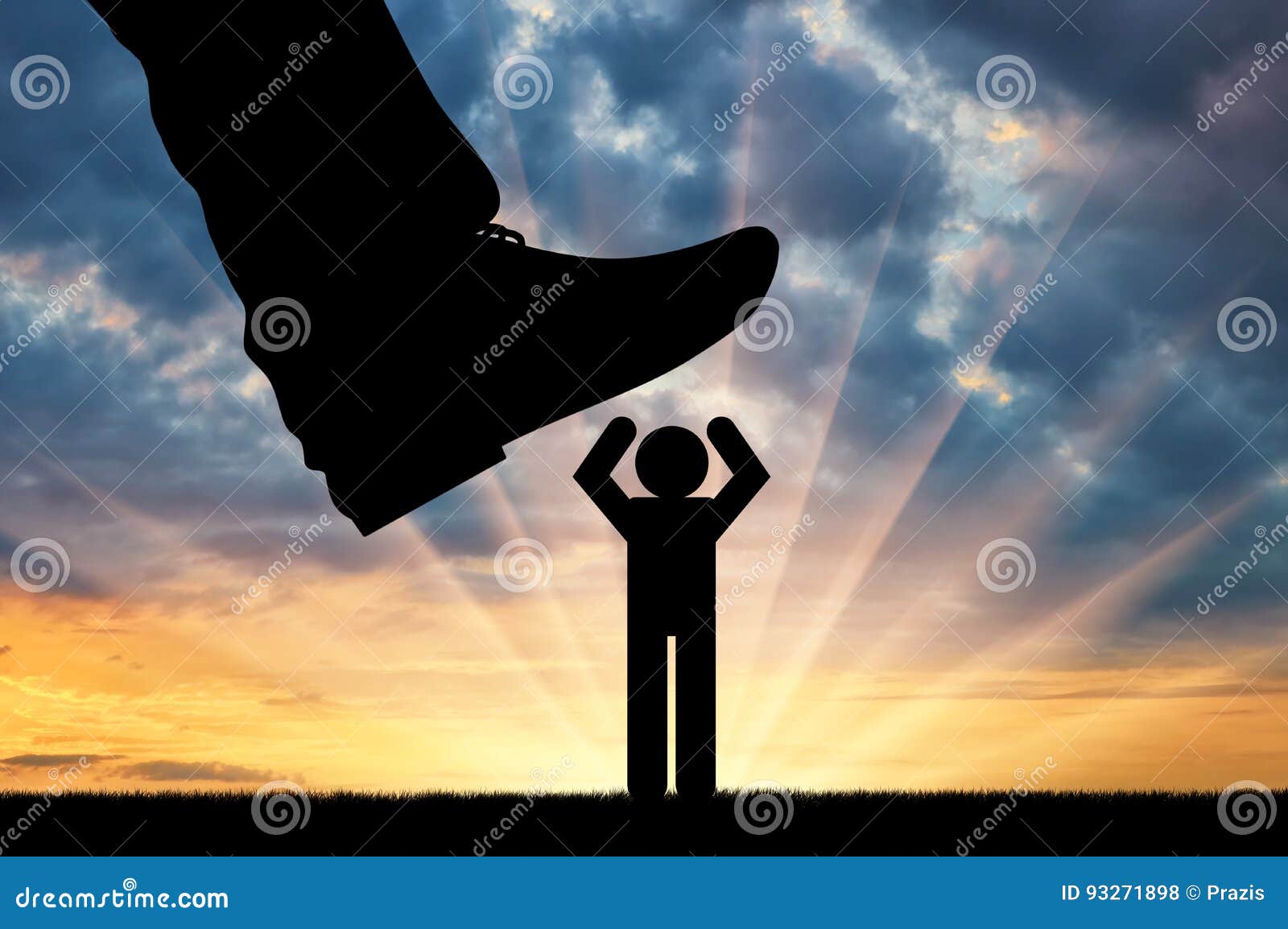 El Concepto De La Humillación Foto de archivo - Imagen de emocional ...