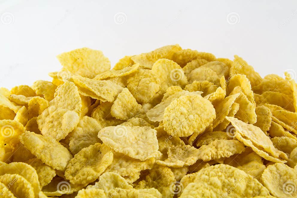 El Conflake foto de archivo. Imagen de leche, amarillo - 56157642