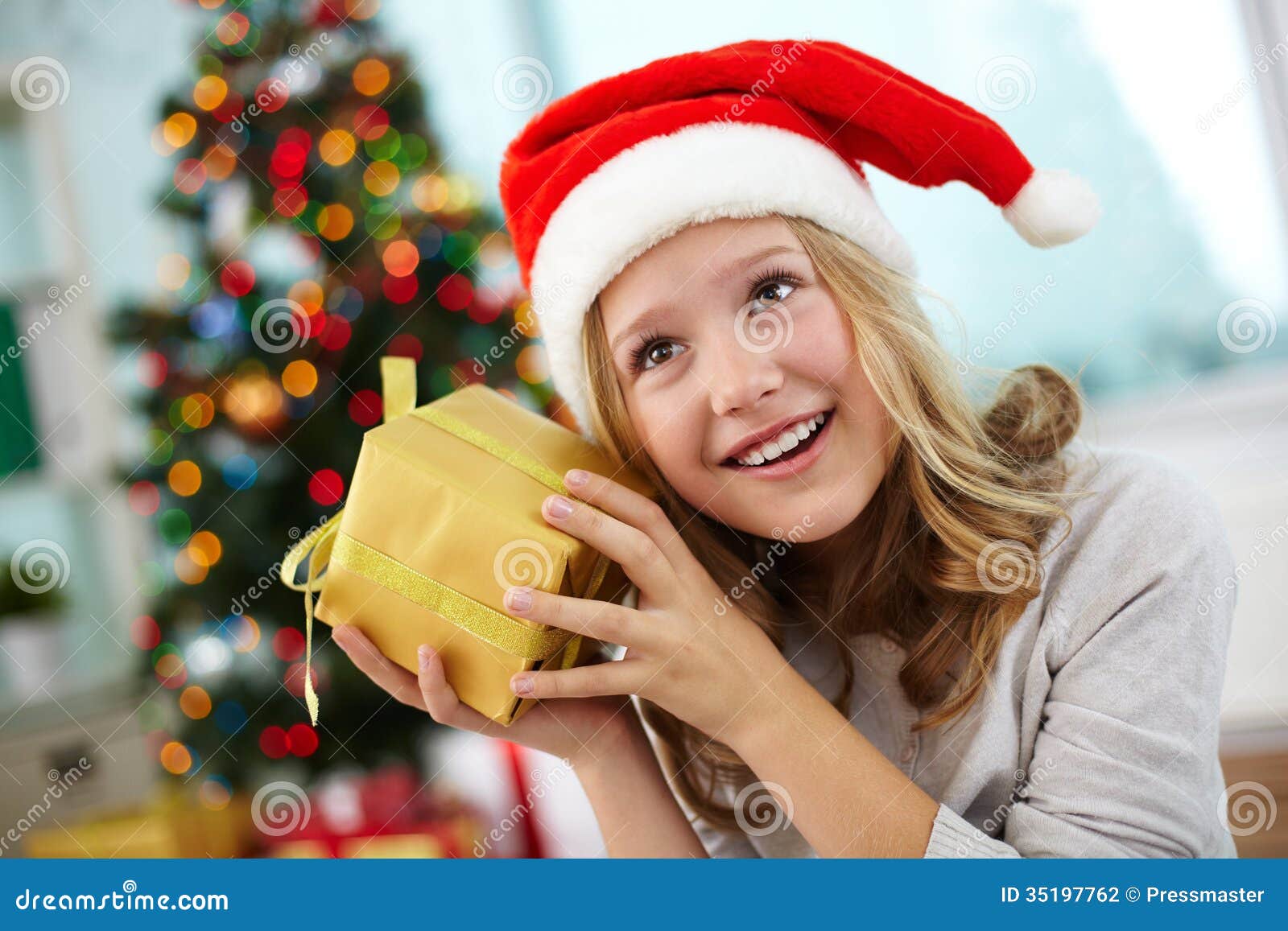 El conjeturar foto de archivo. Imagen de diciembre, encantador - 35197762