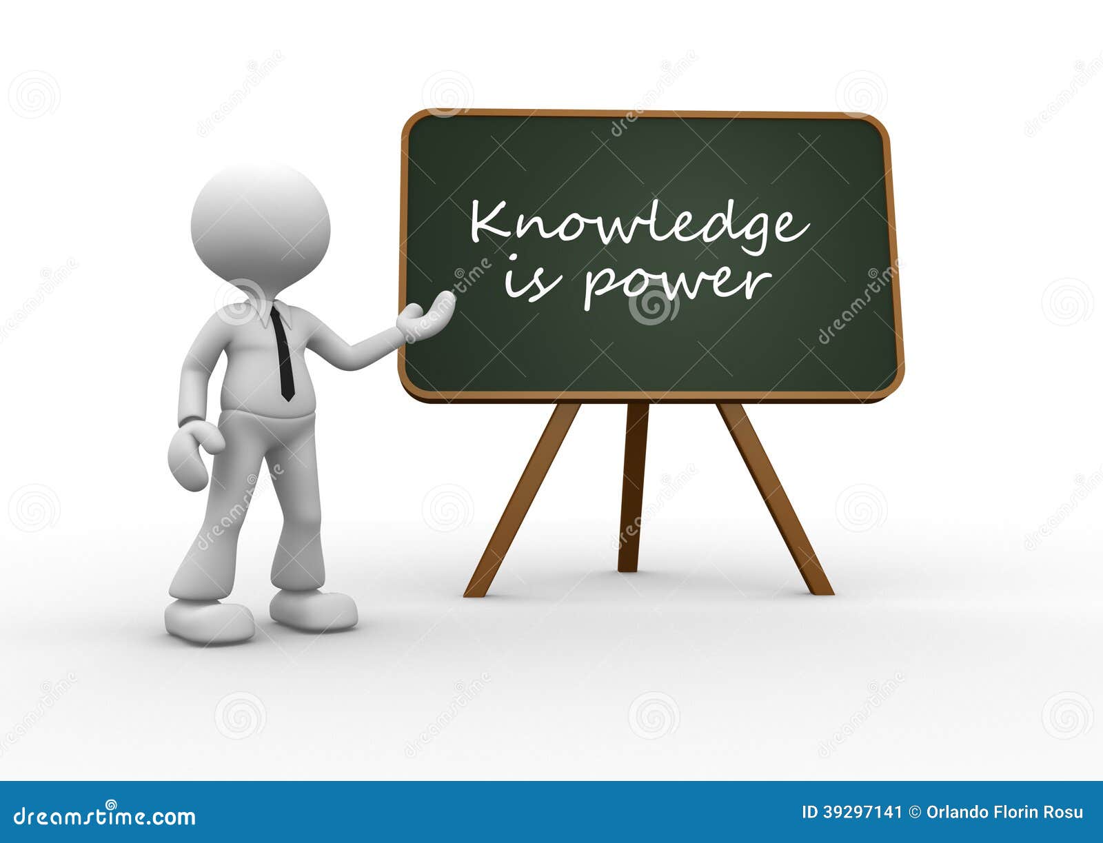 El conocimiento es poder. stock de ilustración. Ilustración de ...