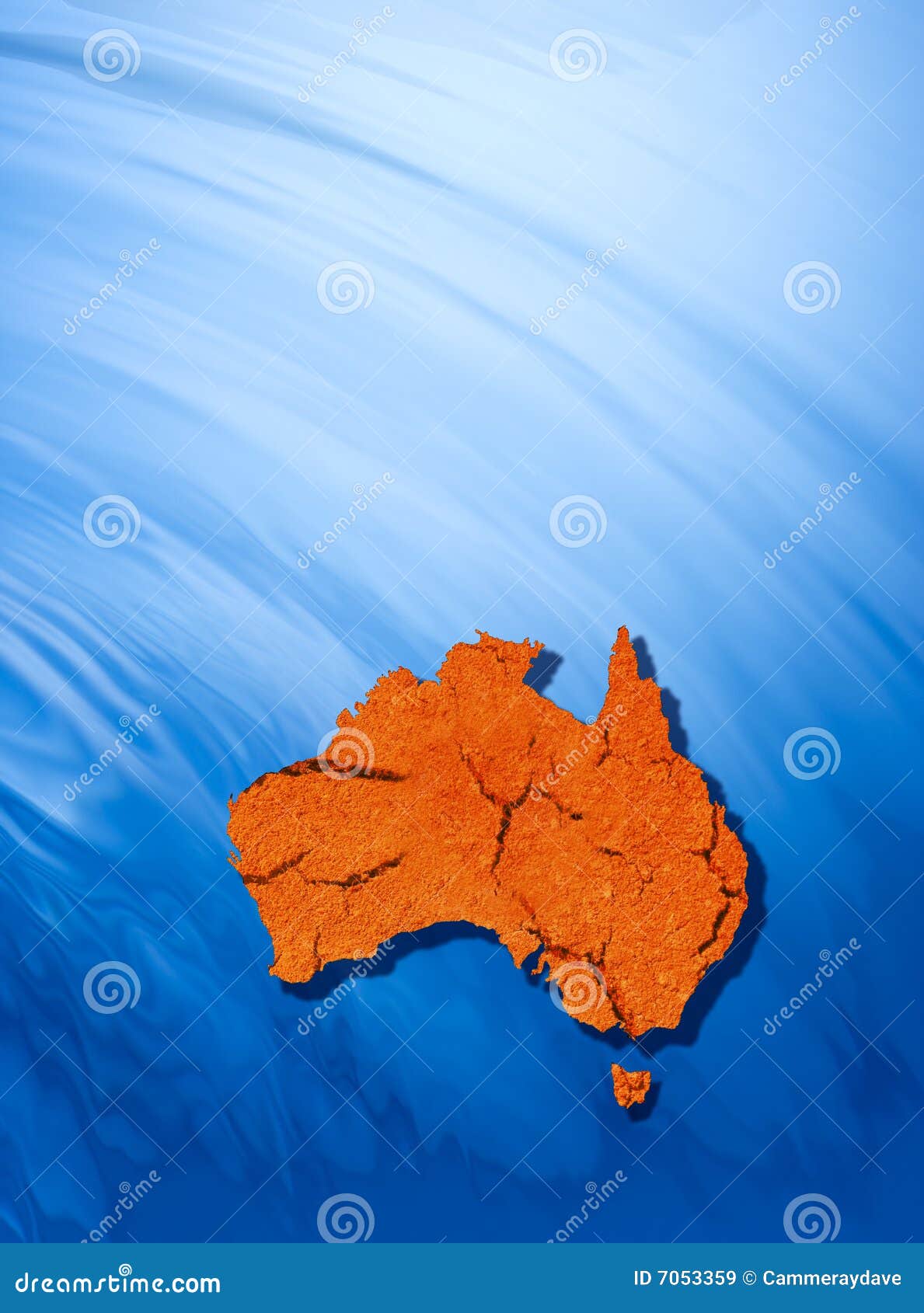 El continente australiano imagen de archivo. Imagen de tierra - 7053359