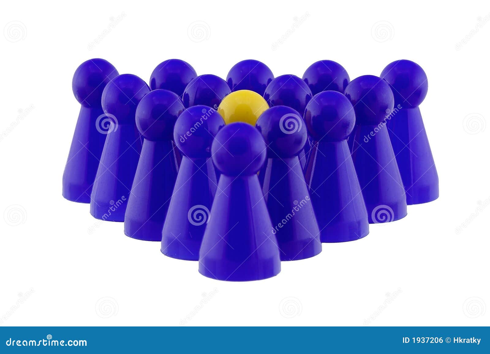 El destacarse foto de archivo. Imagen de teamwork, jefe - 1937206