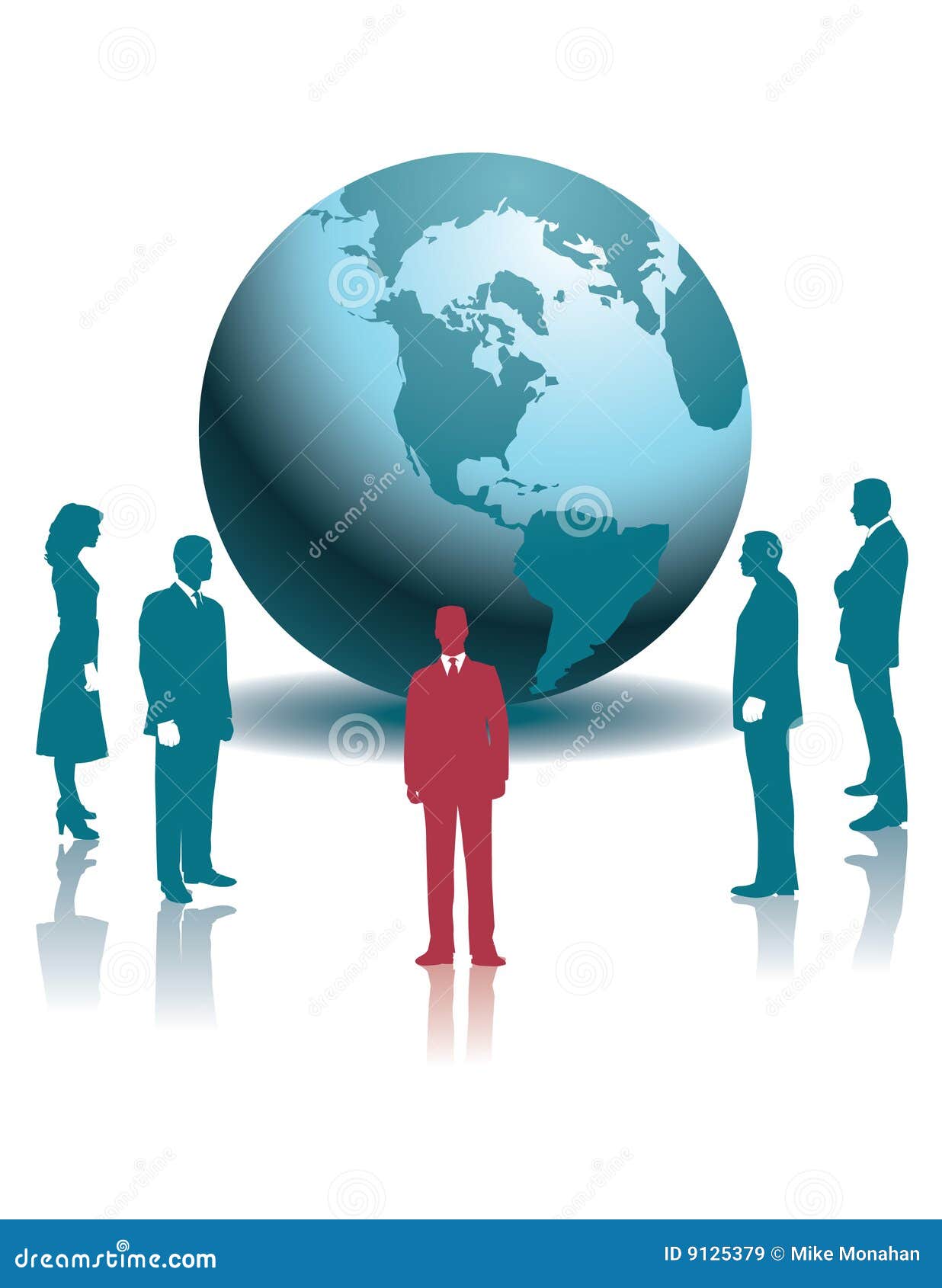 El destacarse ilustración del vector. Ilustración de global - 9125379