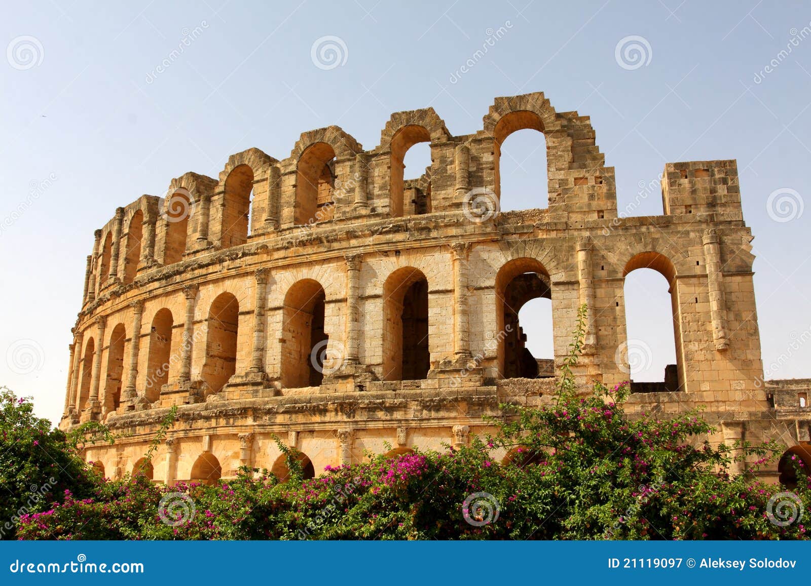 El Djem Amphitheater Royalty Free Stock Photography - Image: 21119097