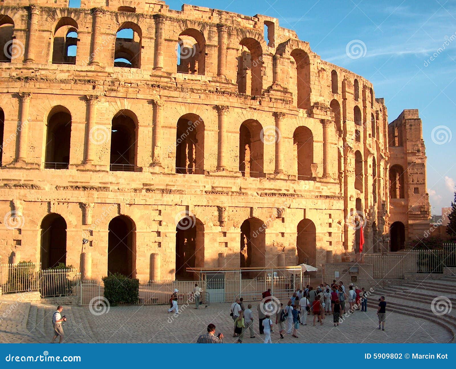 El Djem amphitheatre stock photo. Image of arena, architectural - 5909802